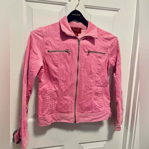 Paris Blues | Jackets & Coats | Vintage Barbie Pink Corduroy Zipup ...